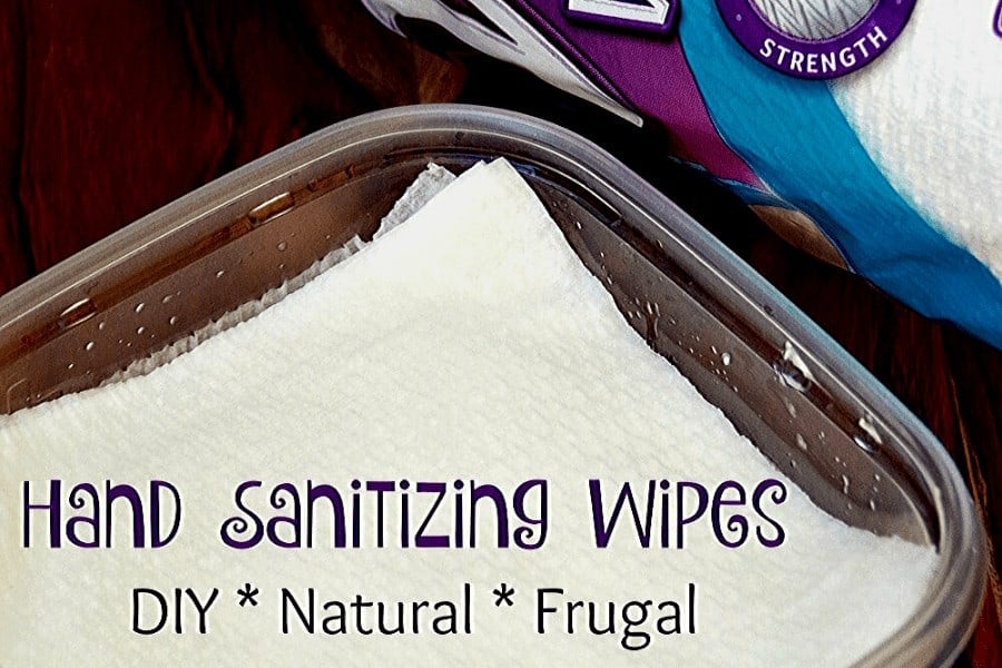 Homemade hand sanitizer wipes store