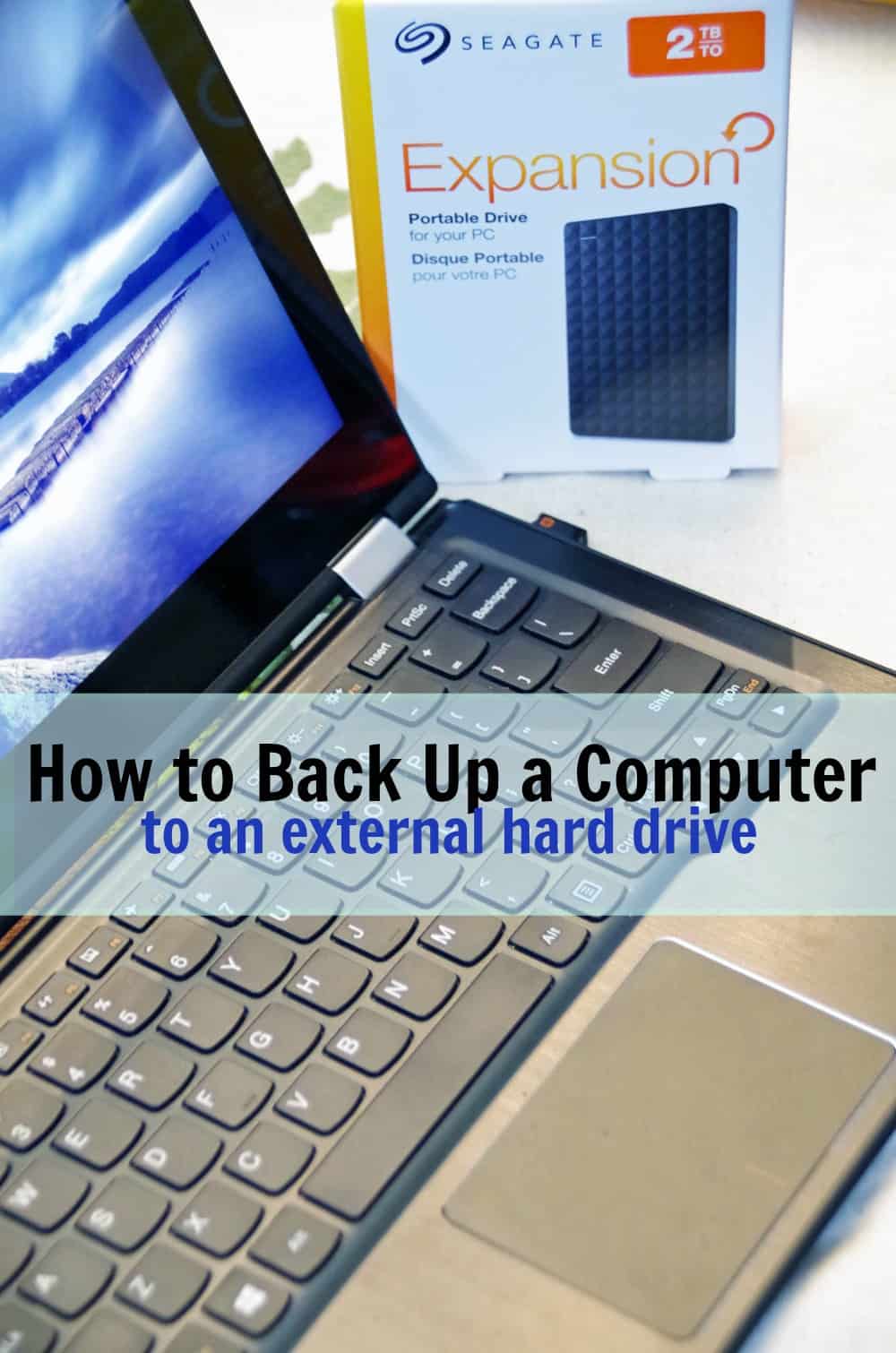 How to Back Up a Computer on an External Hard Drive
