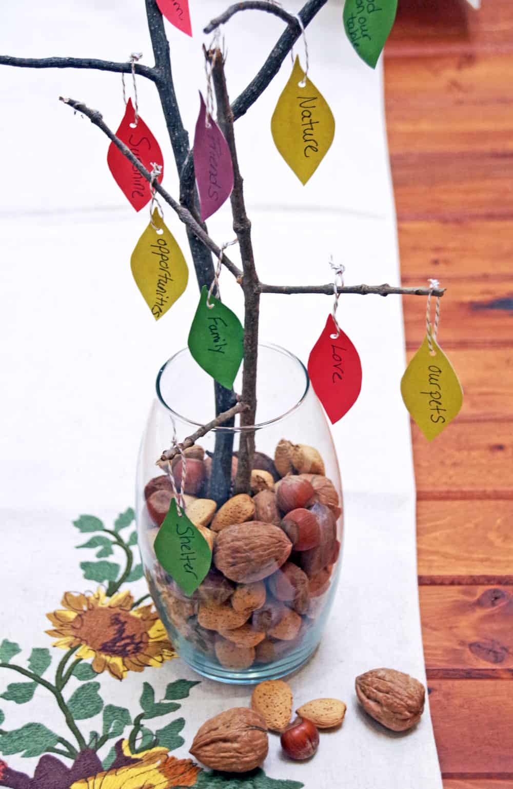 Thankful Tree Craft Idea for Thanksgiving - Suburbia Unwrapped