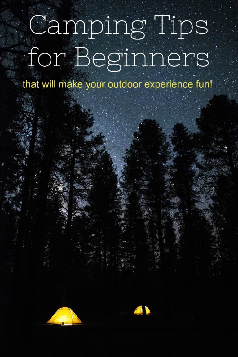 Camping Tips for Beginners - Turning the Clock Back