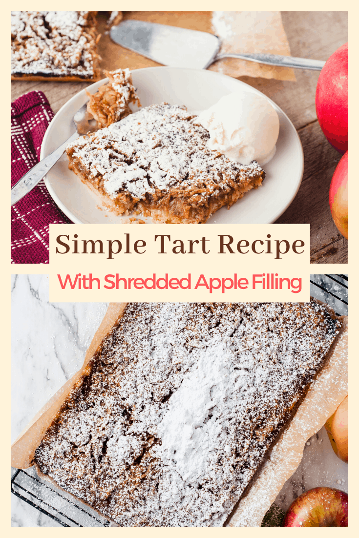 Simple Grated Apple Tart Recipe - Suburbia Unwrapped